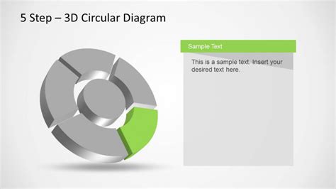 Step D Circular diagram다이어그램 Template for 무료ppt템플릿