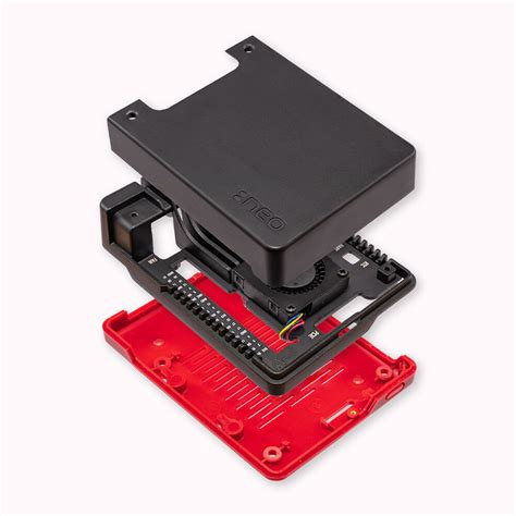 Argon Neo 5 Bred Raspberry Pi 5 Case Black Red