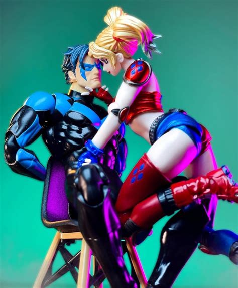 Nightwing X Harley Quinn Ractionfigures