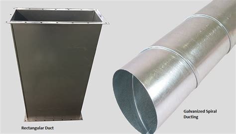 Standard And Custom Rectangular Duct Ductwork Supplier