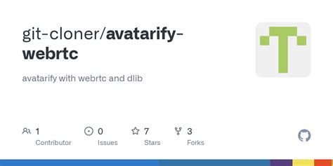 Github Git Cloneravatarify Webrtc Avatarify With Webrtc And Dlib