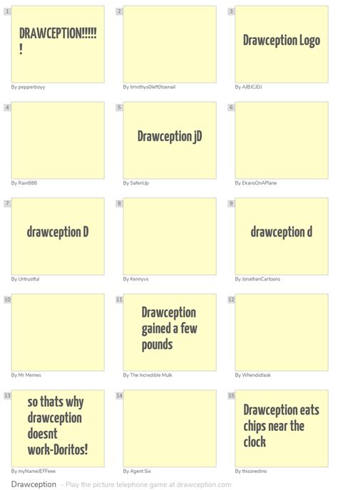 Drawception Drawception