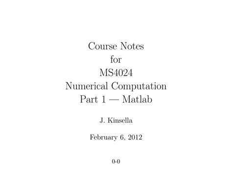 SOLUTION Matlab Complete Slides Studypool
