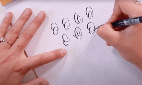 Ways To Write Letter O In Brush Calligraphy The Happy Ever Crafter Inc