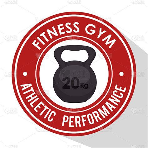 运动健身健康生活设计孤立