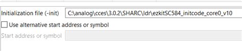 Issue With Sharc Core1 Not Starting After Flash Programming Adsp Sc589 Mini Qanda Adsp Sc5xx