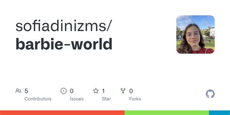Github Sofiadinizmsbarbie World