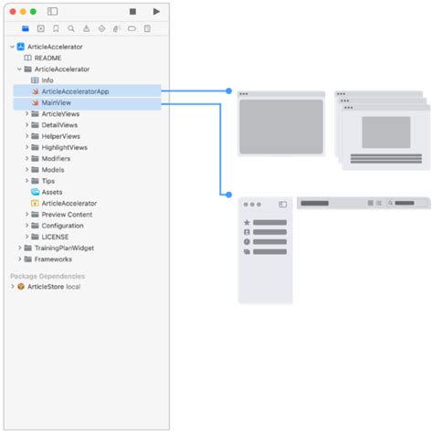 Navigating The Sample Project Apple Developer Documentation