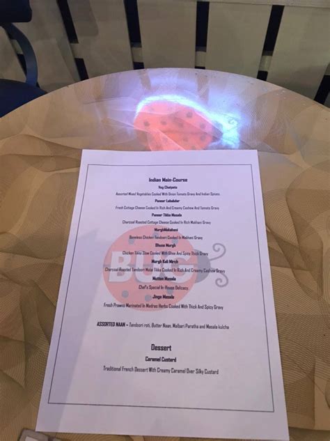Menu At The Bug Bar And Kitchen Pune