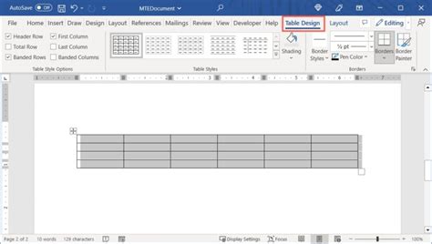 How To Create And Customize Tables In Microsoft Word Make Tech Easier