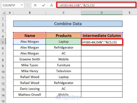 How To Combine Cells With Same Value In Excel 3 Easy Ways