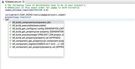 Cmake Editor — Espressif Ide Latest Documentation