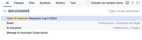 Ai Assistant Webstorm Documentation