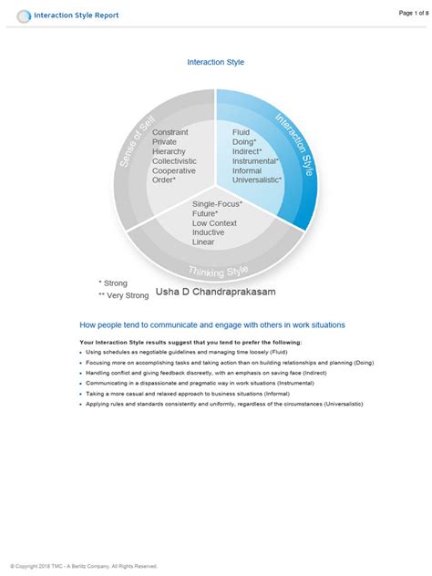 Interaction Style Report Pdf Interaction Style Report Pdf