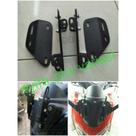 Nmax Visor Winshield Holder Serpo Bracket Shopee Malaysia