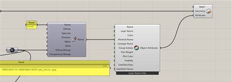 Internalize Material For Use Shader Component Doesnt Work Grasshopper Mcneel Forum