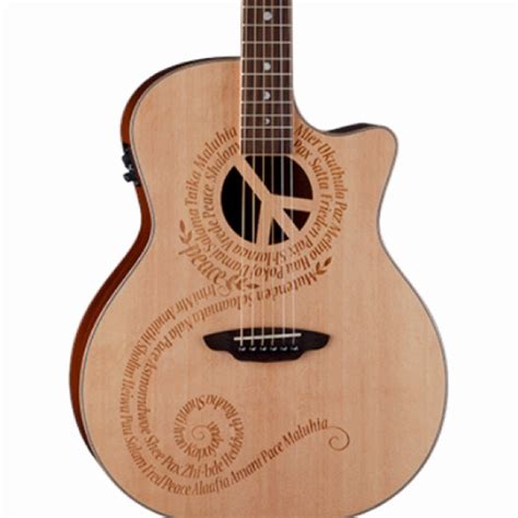 Peace Acoustic Guitar