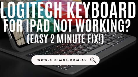 Masterfully Resolve Keys Not Working On Logitech Ipad Keyboard For