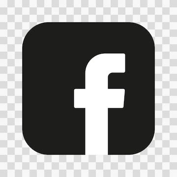 Facebook Icon Black And White Vector