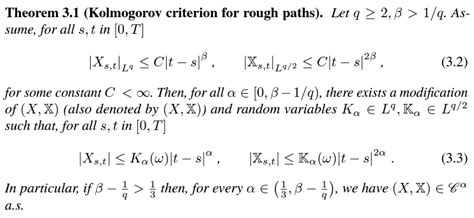 Stochastic Processes Correct Scaling Argument In Proof Of Kolmogorov