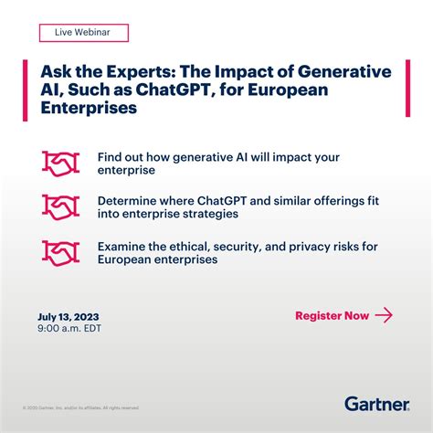 Webinar Gartnerit Generativeai Ai Gartner For It