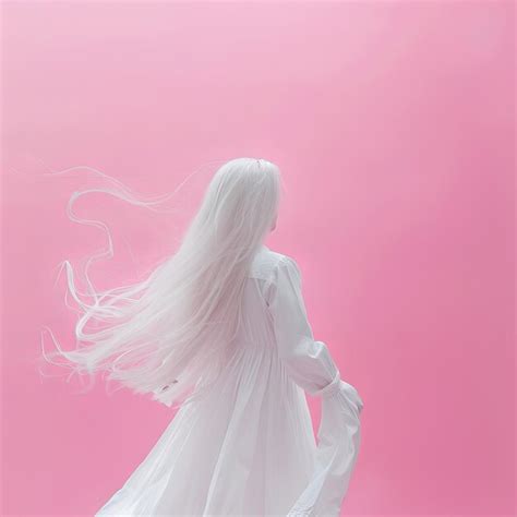 Girl In White Dress Premium Ai Generated Image