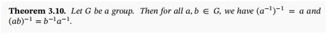 solved prove theorem 3 10 ﻿let g be ﻿a group then for all