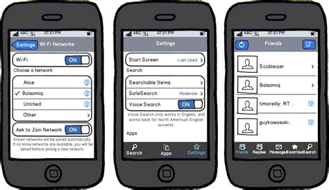 ios wireframes with balsamiq wireframe portfolio design mobile