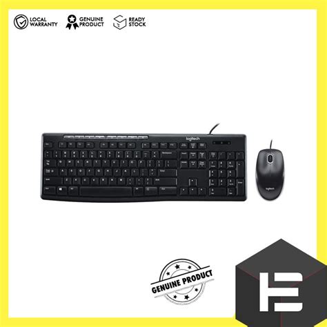 Logitech Mk200 Wired Keyboard And Mouse Combo 920 002693 Shopee Malaysia