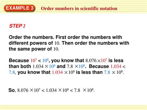 PPT Order Numbers In Scientific Notation PowerPoint Presentation Free Download ID