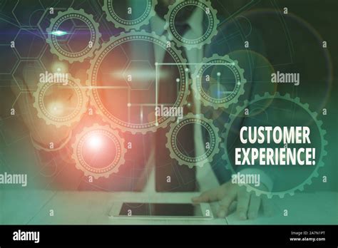 Handwriting Text Customer Experience Conceptual Photo Product Of Interaction Between