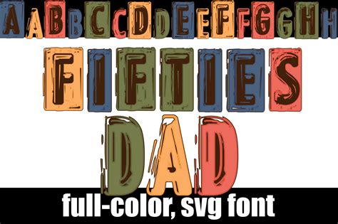 Fifties Dad Font By Illustration Ink · Creative Fabrica