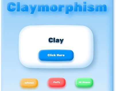 Claymorphism Ui Design Projects Photos Videos Logos Illustrations And Branding Behance