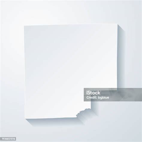 인디애나주 바돌로뮤 카운티 빈 배경에 종이 자르기 효과가 있는 지도 0명에 대한 스톡 벡터 아트 및 기타 이미지 0명 3차원 형태 공란 Istock