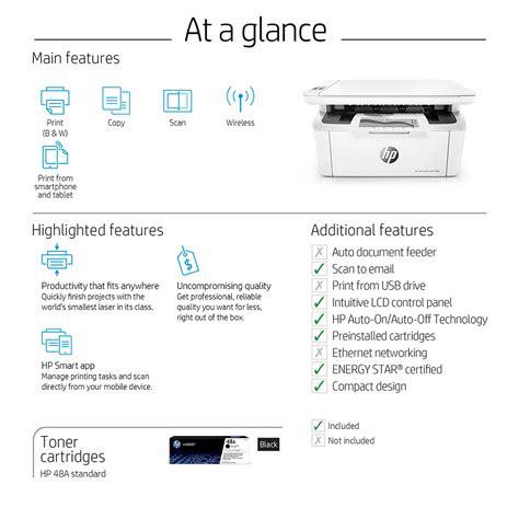 HP LaserJet Pro MFP M28w A4 Mono Multifunction Laser Printer - W2G55A