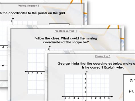 Year 6 Maths Four Quadrants Lesson Autumn Block 4 By Classroom Secrets Teaching Resources