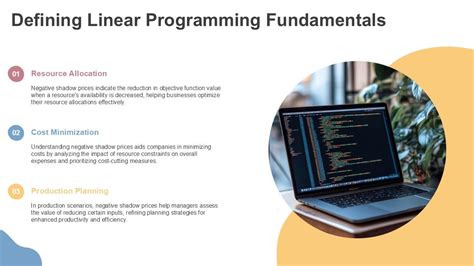 Negative Shadow Price Linear Programming Ppt Example Acp