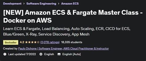 New Amazon Ecs And Fargate Master Class Docker On Aws Scriptmafia