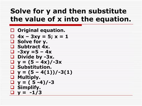 1 4 Rewriting Equations And Formulas Ppt Physics Science
