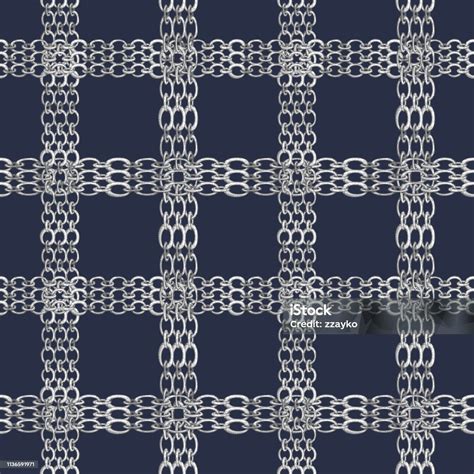 복고풍 손으로 그린 스케치 실버 체인 어두운 배경에 완벽 한 패턴입니다 조각 텍스처 그리기 패션 섬유 장식 프레임 요트 스타일