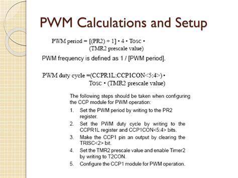 Ppt Timer 1 And 2 Operation Pwm Principles Powerpoint Presentation