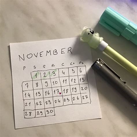 Aesthetic Cute Kawaii Calender Calender Photo And Video Aesthetic