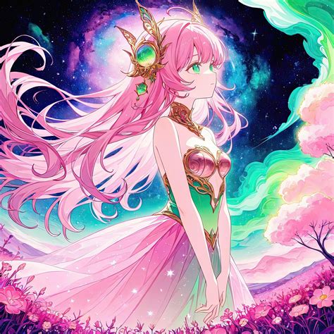 Download Fantasy Goddess Celestial Princess Cosmic Art Royalty Free