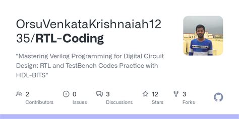 Github Orsuvenkatakrishnaiah1235rtl Coding Mastering Verilog