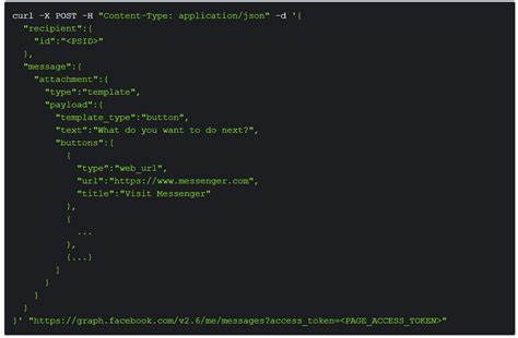 Botframework Converting Facebook Button Template From Json To C Stack Overflow
