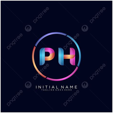 Ph Letter Logo Icon Design Template Elements Trend Illustration Identity Vector Trend