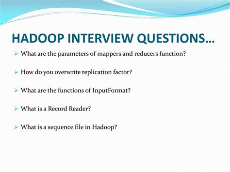 Ppt Hadoop Interview Questions And Answers Powerpoint Presentation