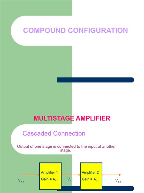 01 Multi Stage Amplifier Lecture 1 1 Pdf Cmos Amplifier