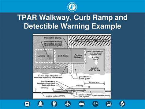 ppt draft temporary pedestrian access route tpar guidance