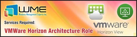 Vmware Horizon Architecture Required By Wme